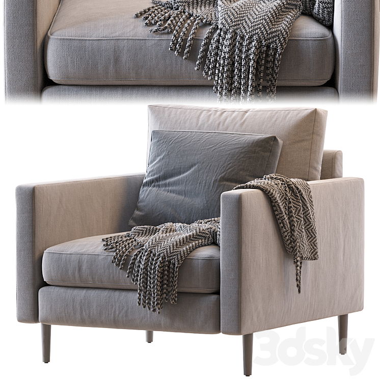 Armchair Modular design - Arm chair - 3D model