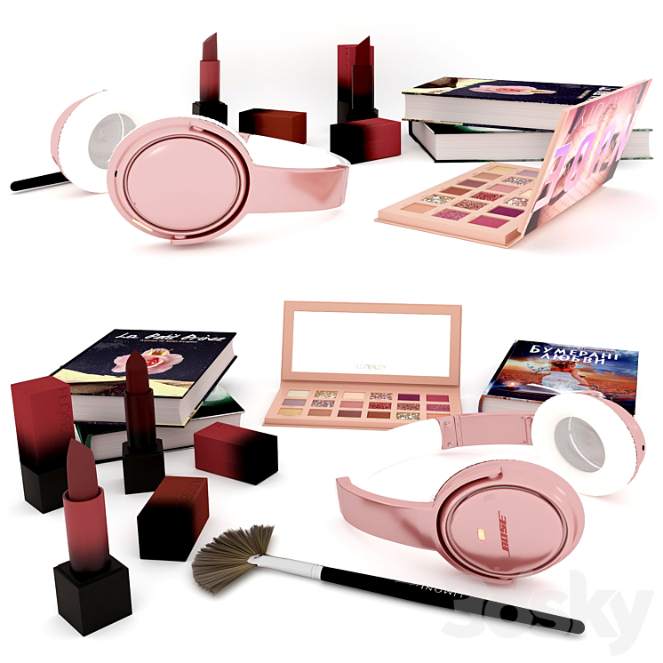 Set for women - Decorative set - 3D model