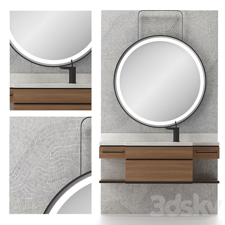 Bathroom Vanity Design - Bathroom furniture - 3D model