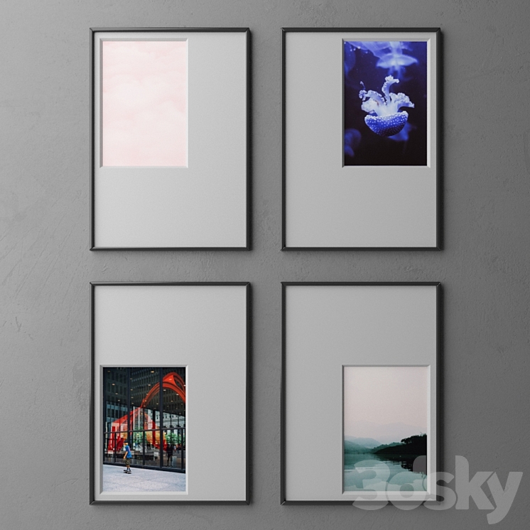 Painting T3-53 - Frame - 3D model