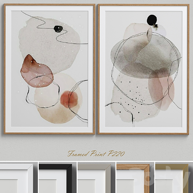 Framed Print P-220 - Frame - 3D model