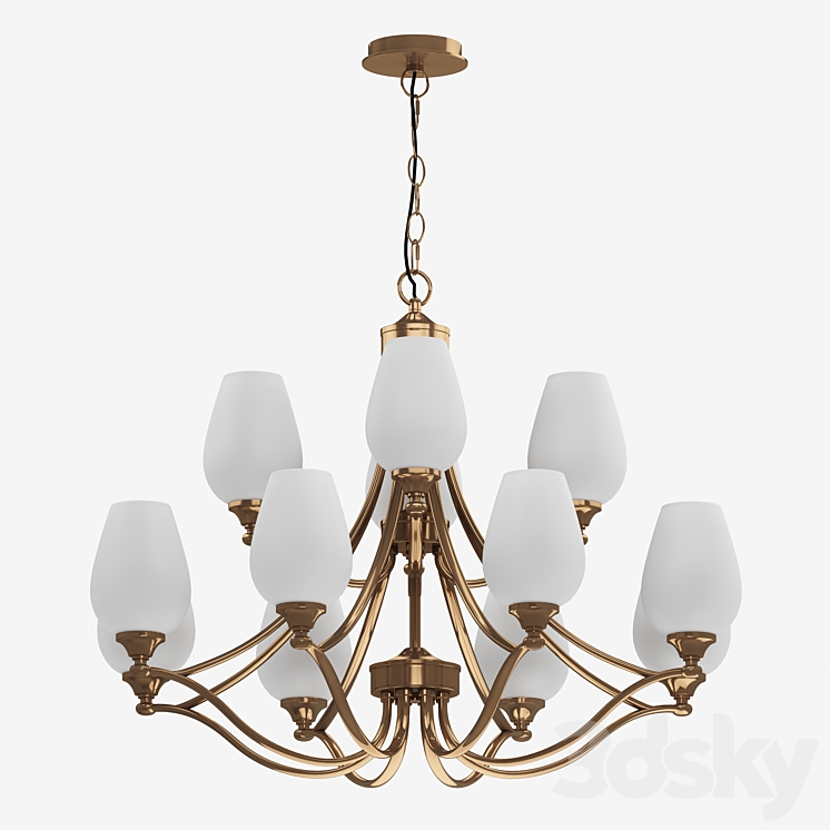CHIARO Palermo 386016812 - Pendant light - 3D model