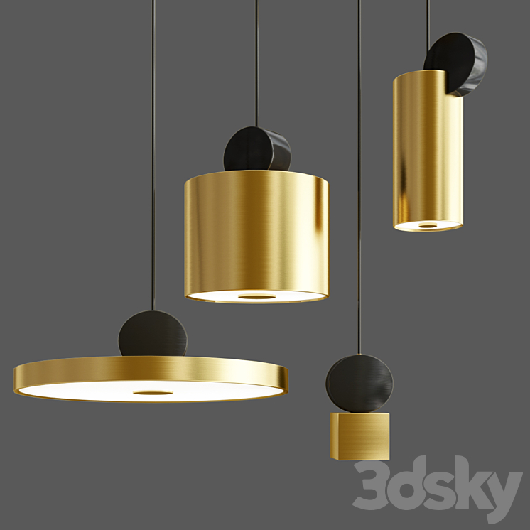 Sheen - Pendant light - 3D model