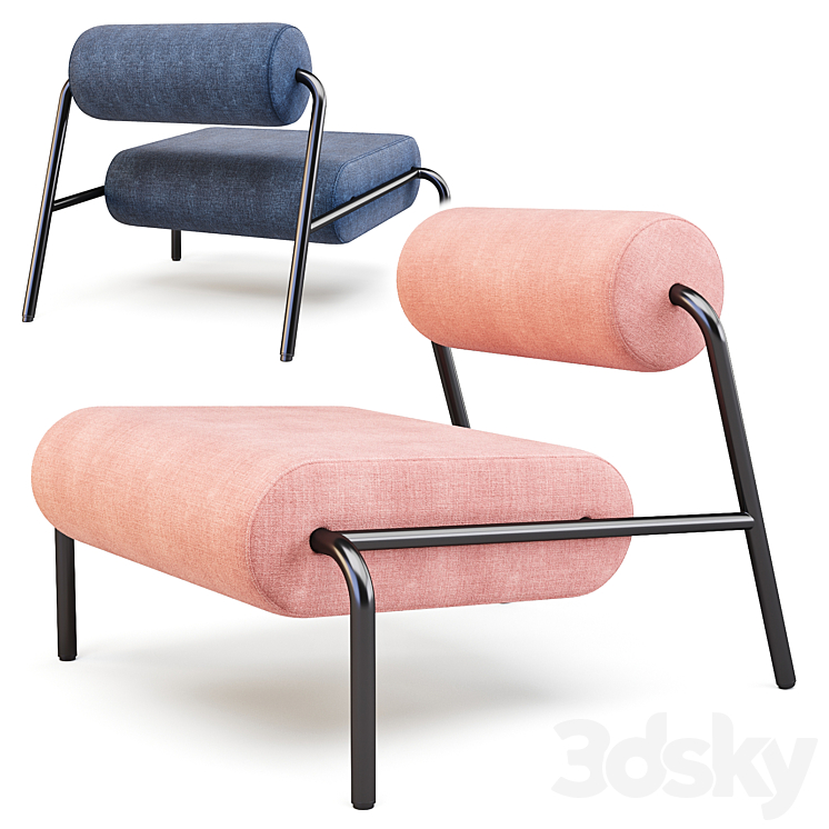 Zuiver: Lekima - ArmChair - Arm chair - 3D model