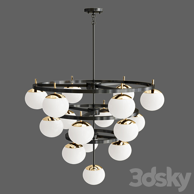 Alluria 16-Light - Pendant light - 3D model