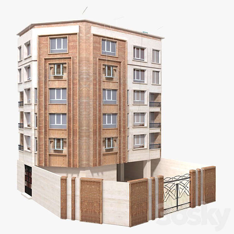 Building 11 - Low - Building - 3D model