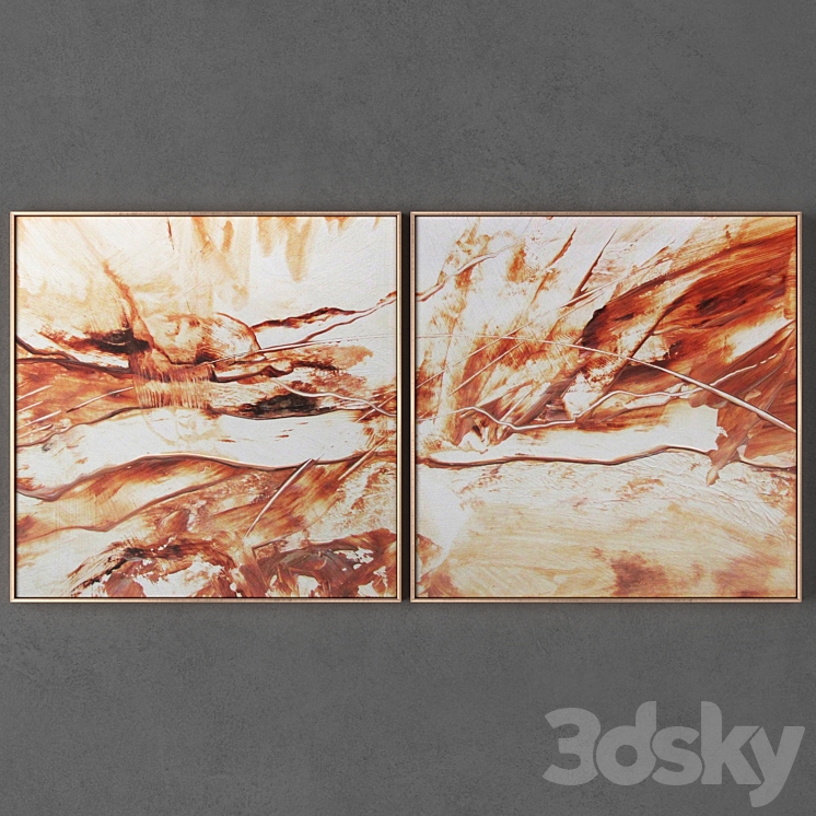 Painting_933 - Frame - 3D model