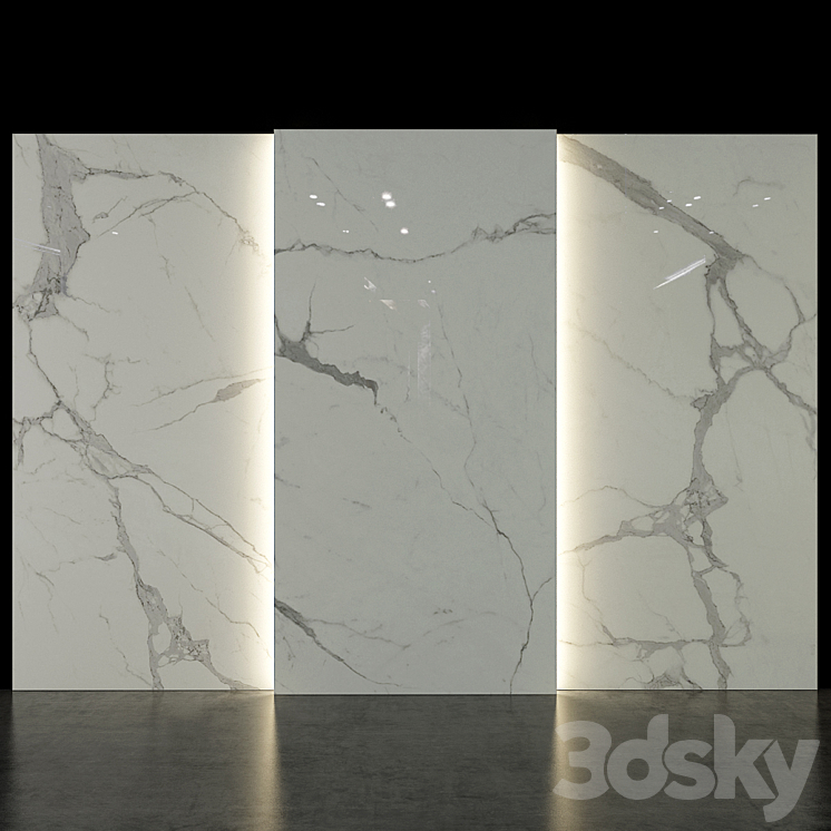 Stone Marble set 109 - Stone - 3D model