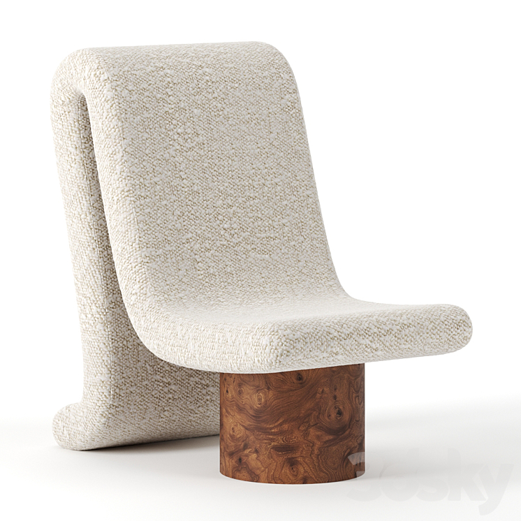 SLUMP chair by Anna Karlin - Arm chair - 3D model