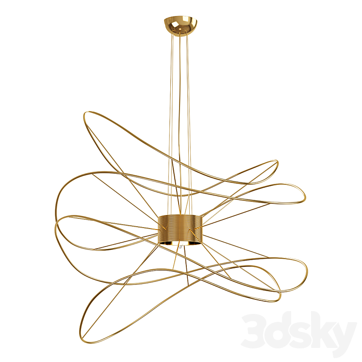 Hoops plhoops4 by axo light - Pendant light - 3D model