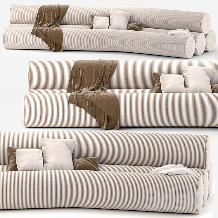 Rose sofa - Sofa - 3D model