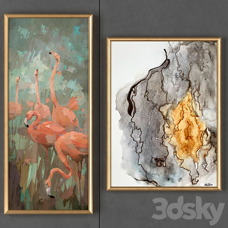 Painting 970 - Frame - 3D model
