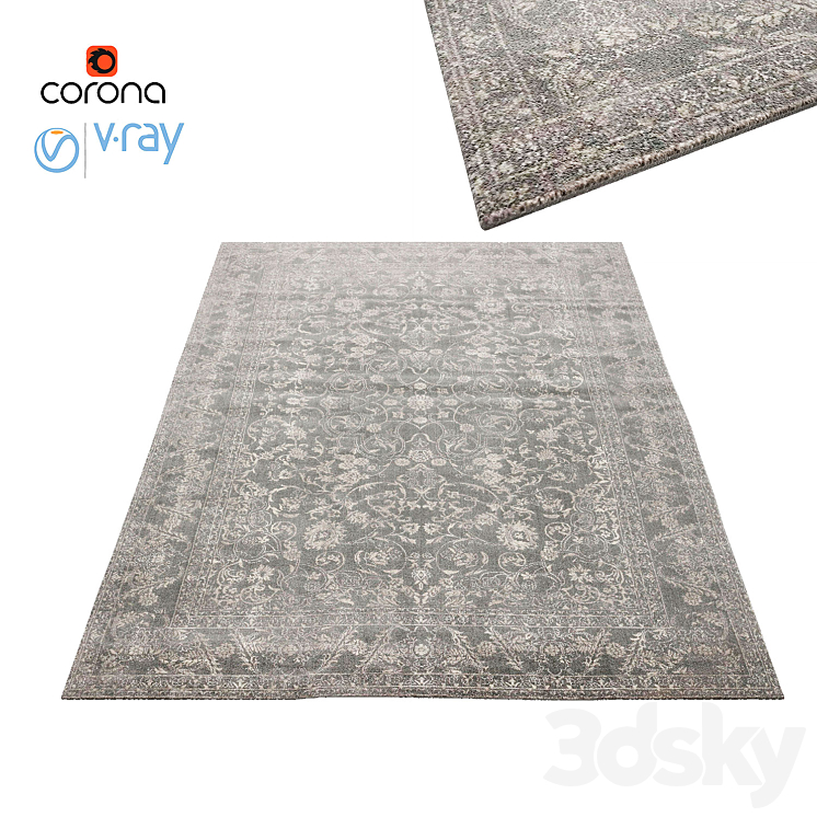 Vintage Velvet Gray - Carpets - 3D model