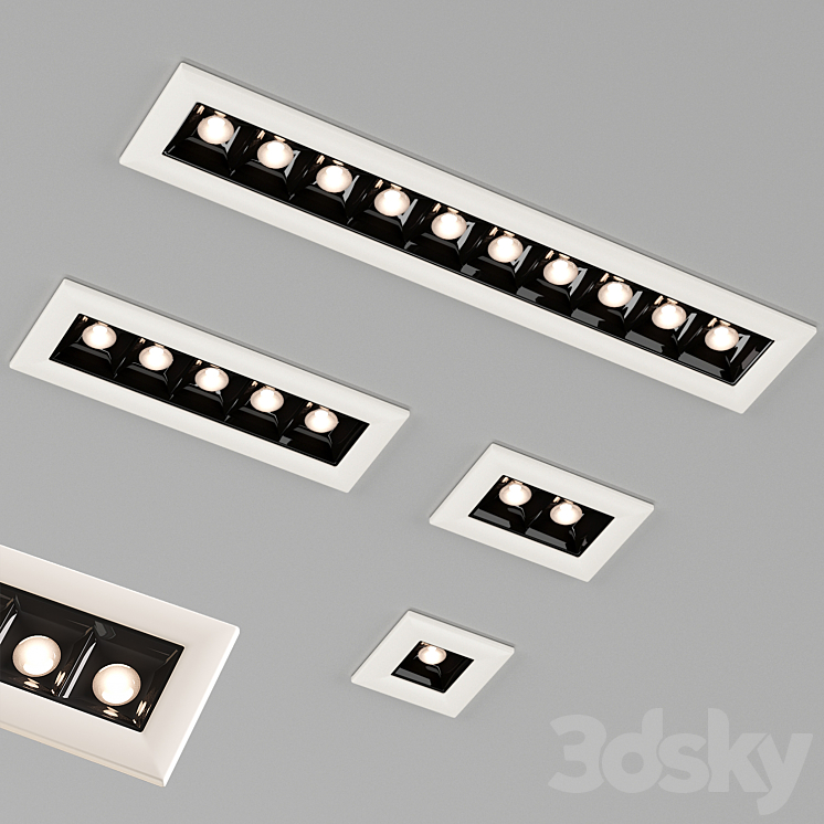 LED ceiling light Spot 002 - Spot light - 3D model