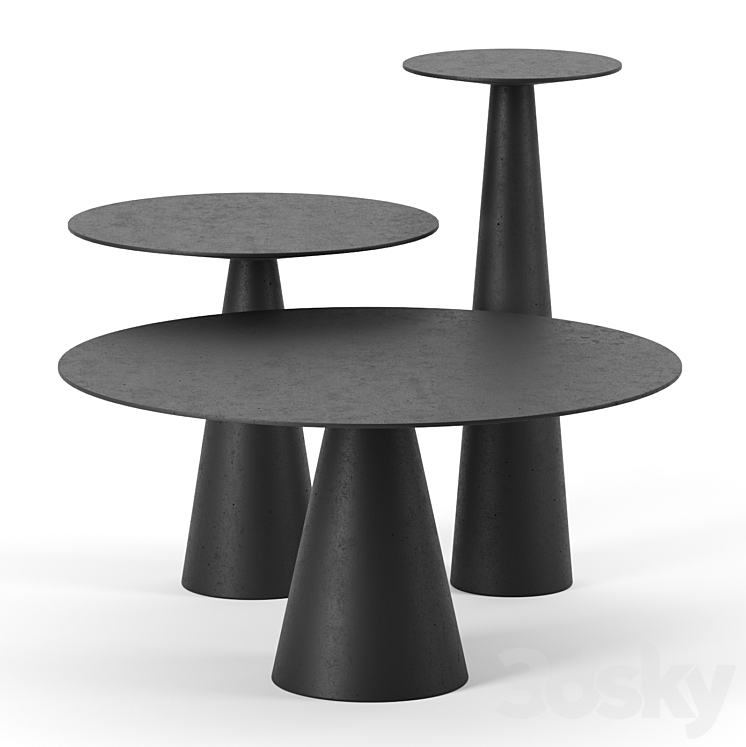 Jove coffee tables by Baxter - Table - 3D model