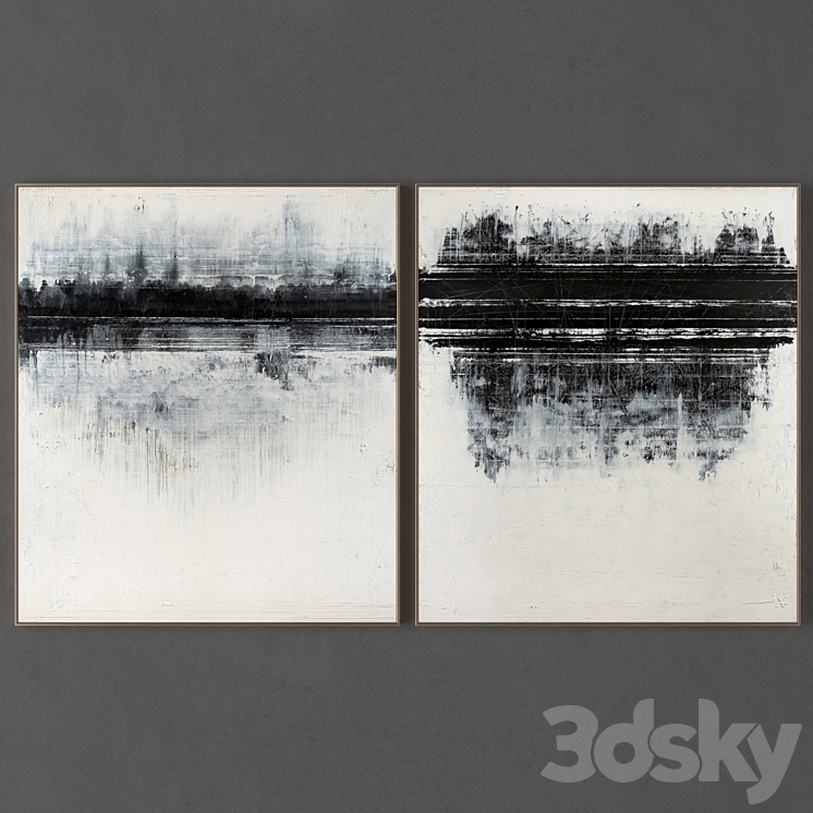 Painting 1005 - Frame - 3D model