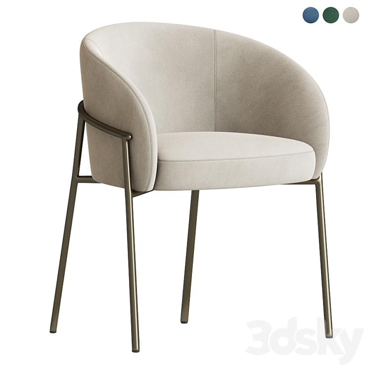 Rimo Dining Chair Parla Design - Chair - 3D model