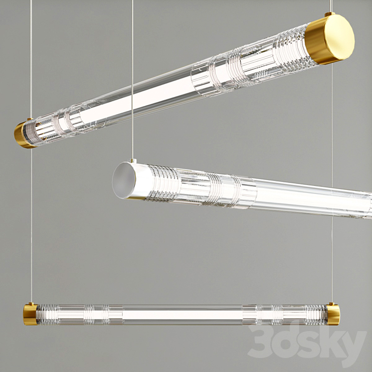 CRYSTAL TUBE LIGHT - Technical lighting - 3D model