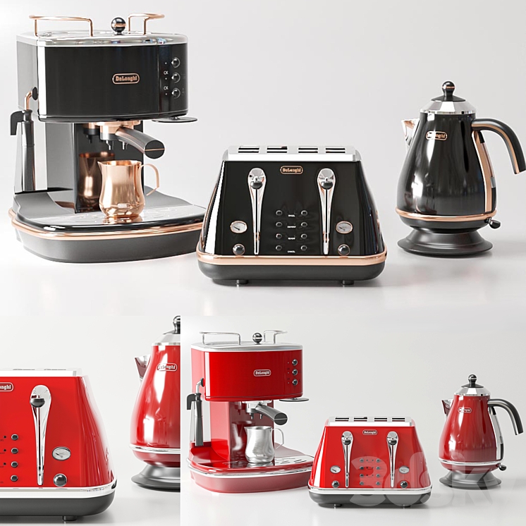 Delonghi set appliances - Kitchen appliance - 3D model