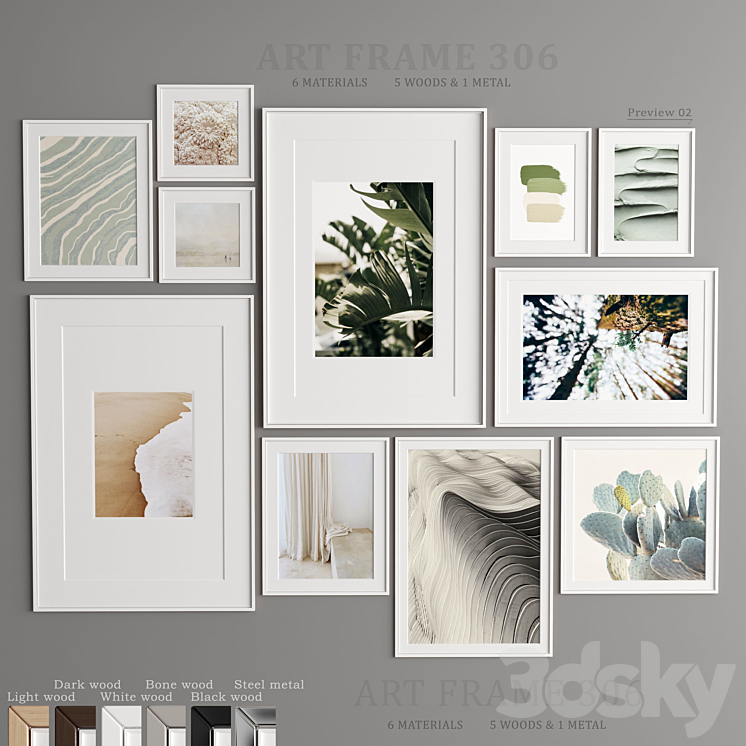Art Frame 306 - Frame - 3D model