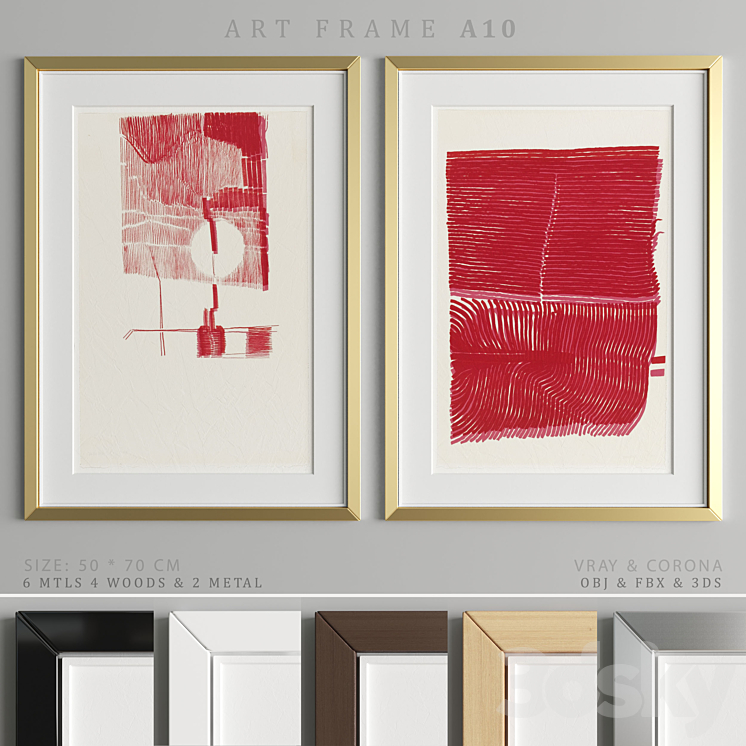 Art Frame A10 - Frame - 3D model