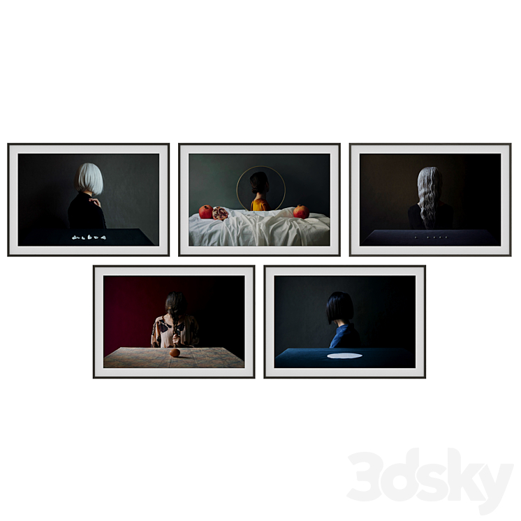 Concept photography set # 8 - Frame - 3D model