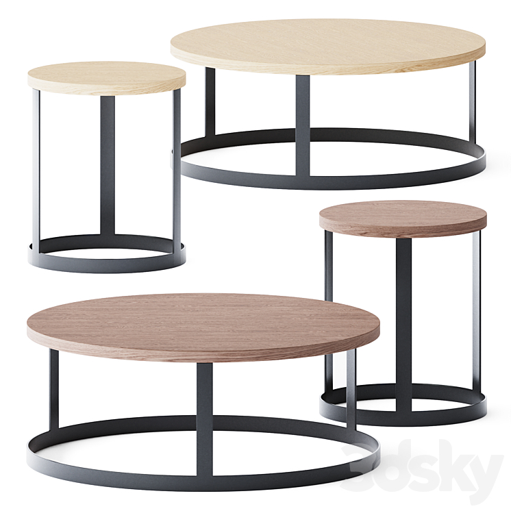 Zero Coffee tables by Miniforms - Table - 3D model