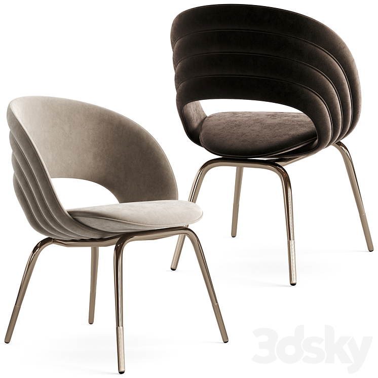 Visionnaire Dining Chair Kylo - Chair - 3D model