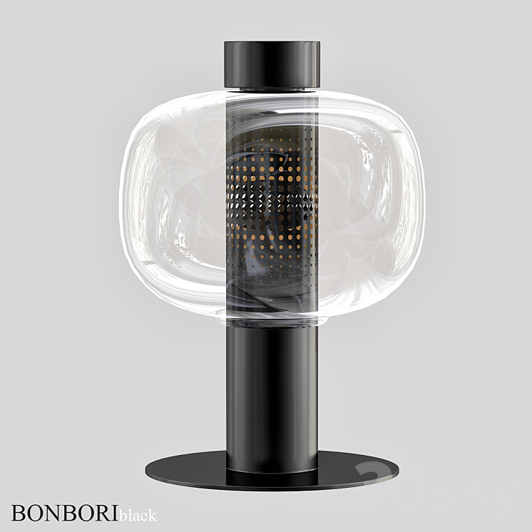 Bonbori Set - Table lamp - 3D model