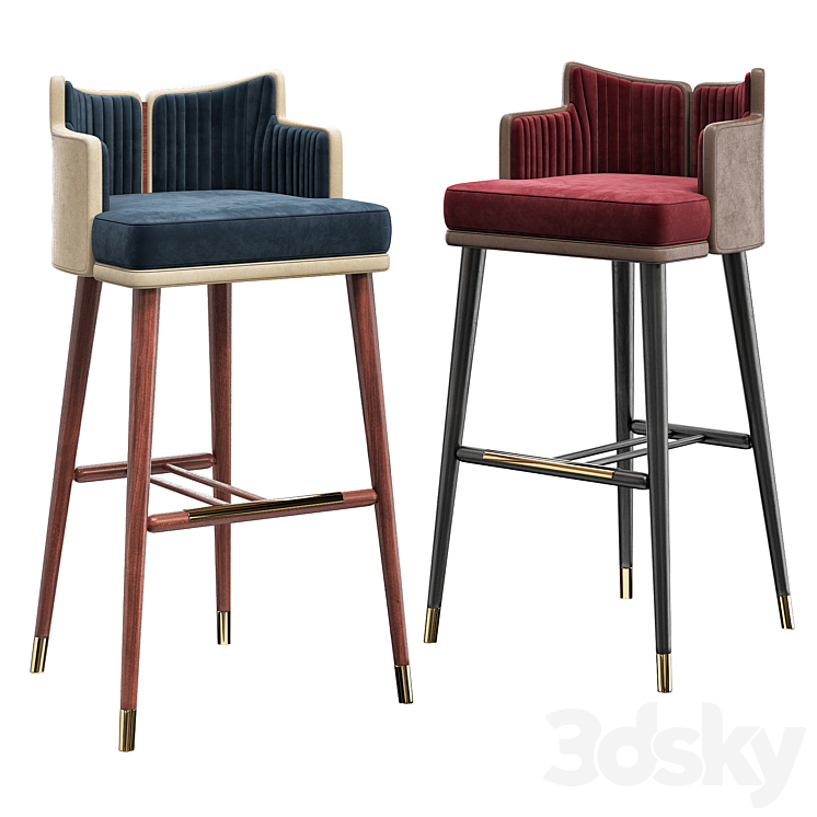 Bar chair ervin - Chair - 3D model