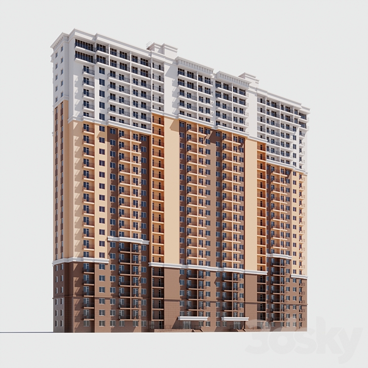 Build018 - Building - 3D model