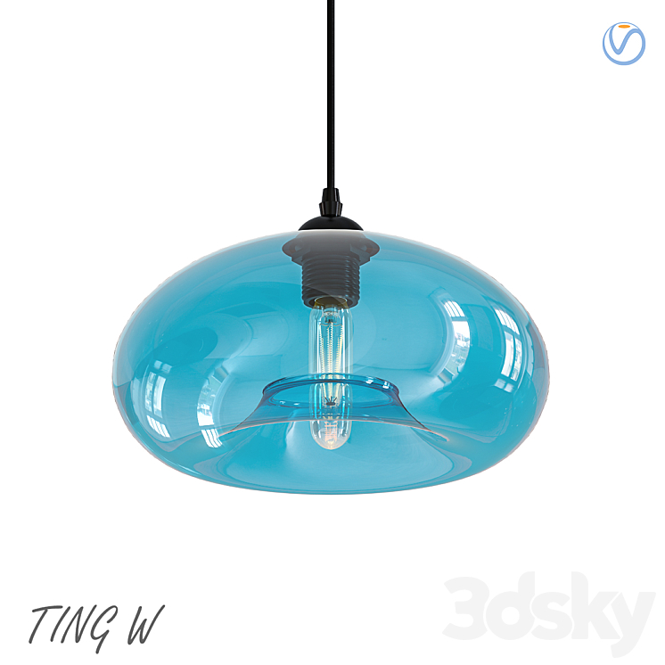 Ting w - Pendant light - 3D model
