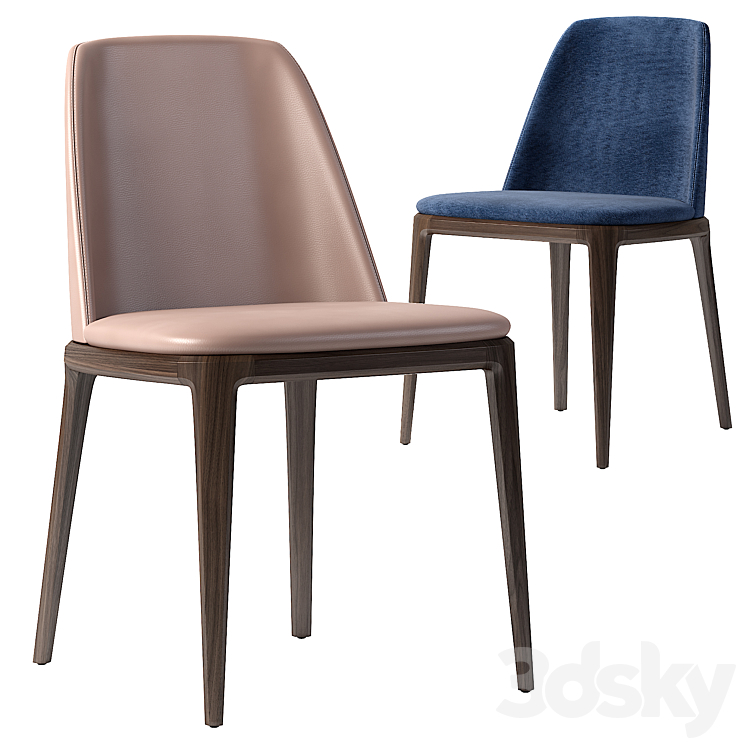 Poliform grace chair - Chair - 3D model