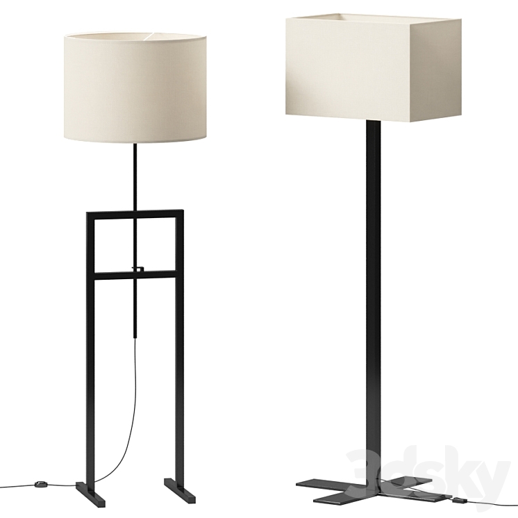 Maxalto LEUKON - Floor lamp - 3D model