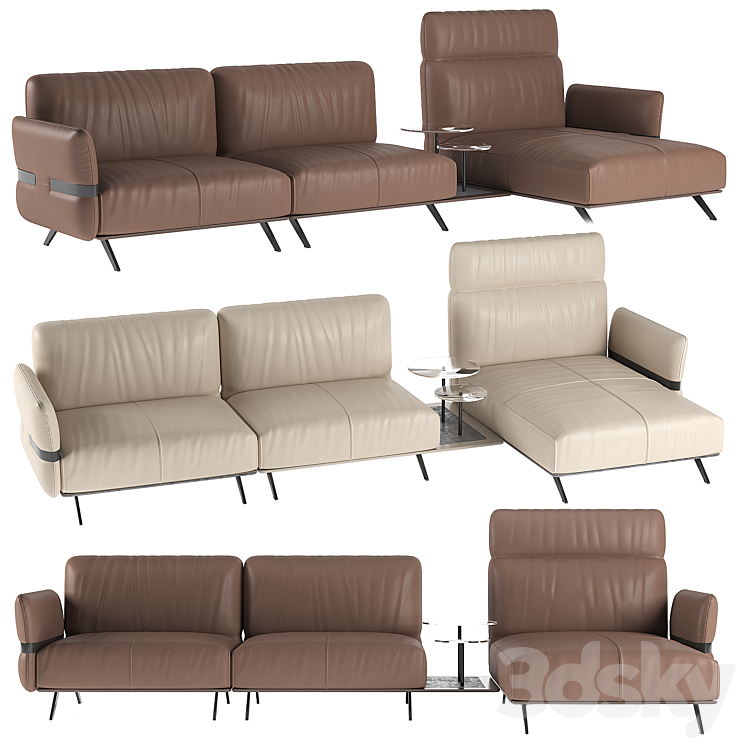 Sofa Pablo by NATUZZI - Sofa - 3D model
