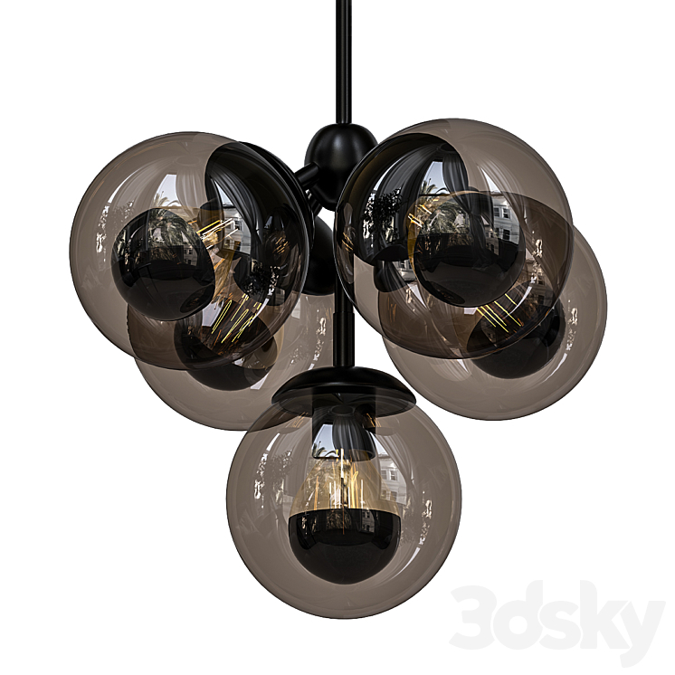 Modo - Pendant light - 3D model