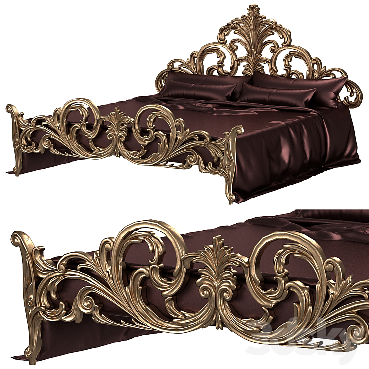 dico bed - Bed - 3D model