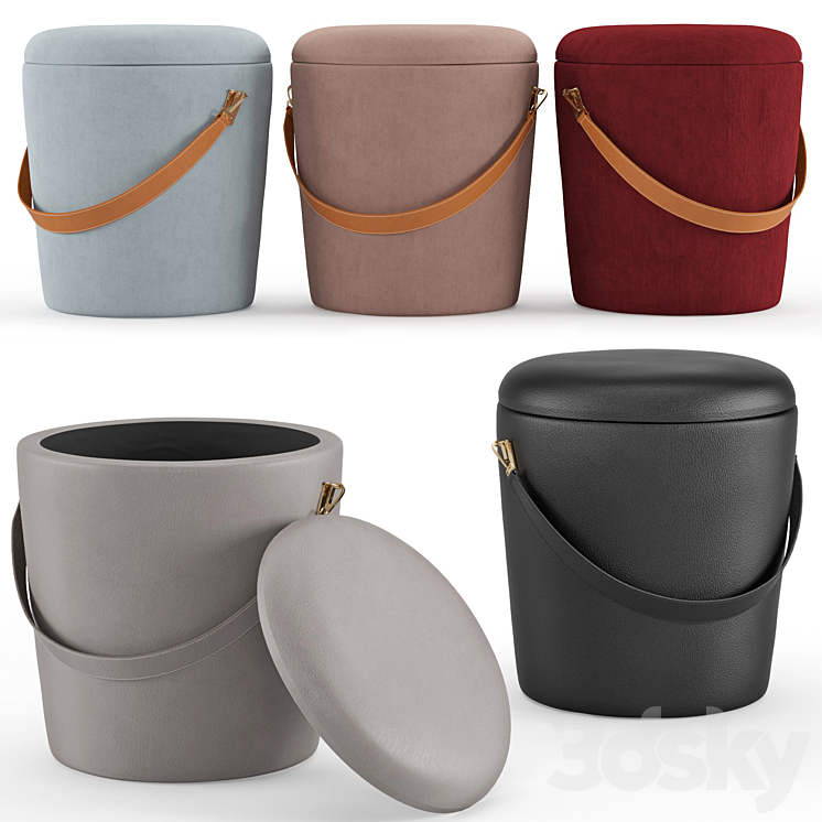 Poof Bucket - Other soft seating - 3D model