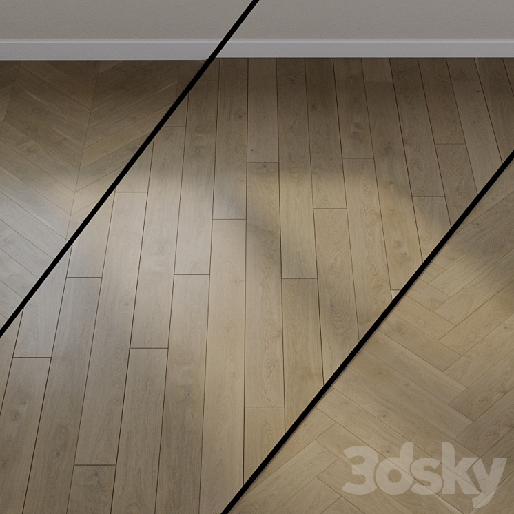 Ter Hurne Heaven Parquet Board Beige Brown Oak K04 1101012220 - Wood ...