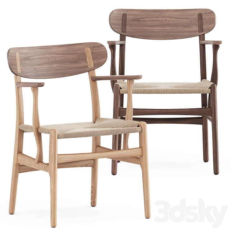 CH26 chair by Carl Hansen - Chair - 3D model