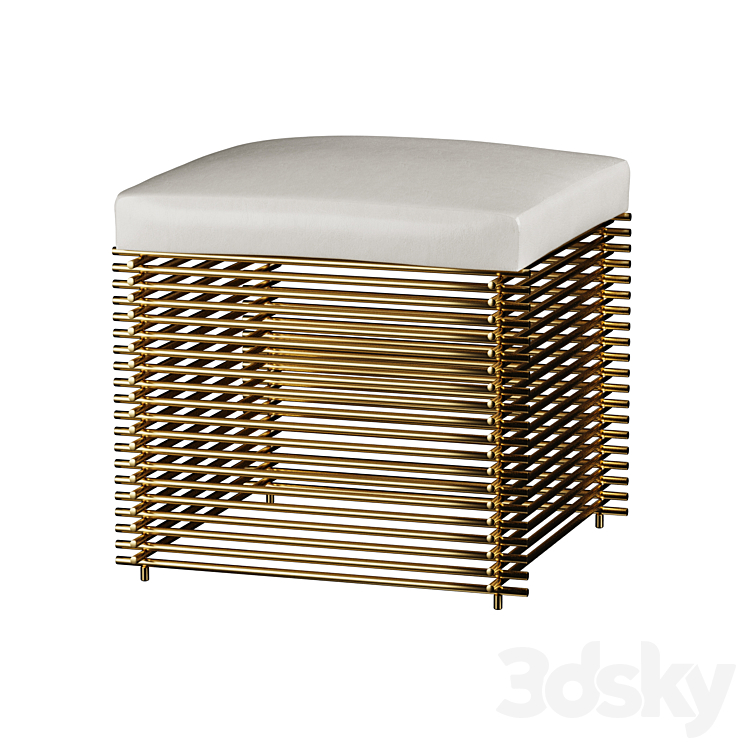 Baker Stack Bench - Other soft seating - 3D model