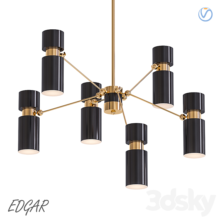Edgar - Pendant light - 3D model