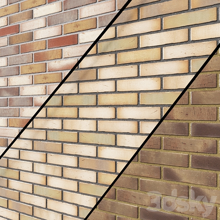 Clinker Tiles Feldhaus Klinker - Brick - 3D model