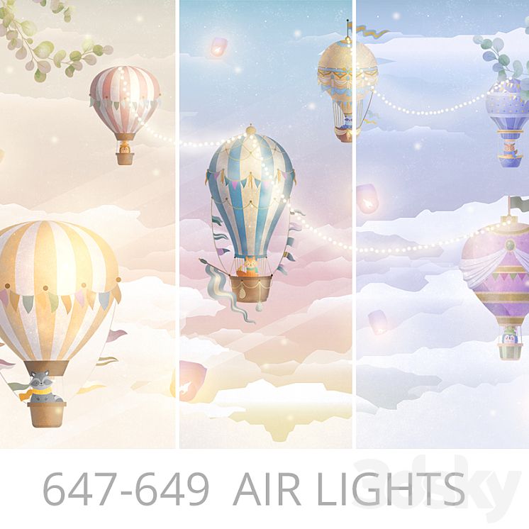 Wallpapers / Air Lights / Photo Wallpaper / Panels / Fresco - Wall ...