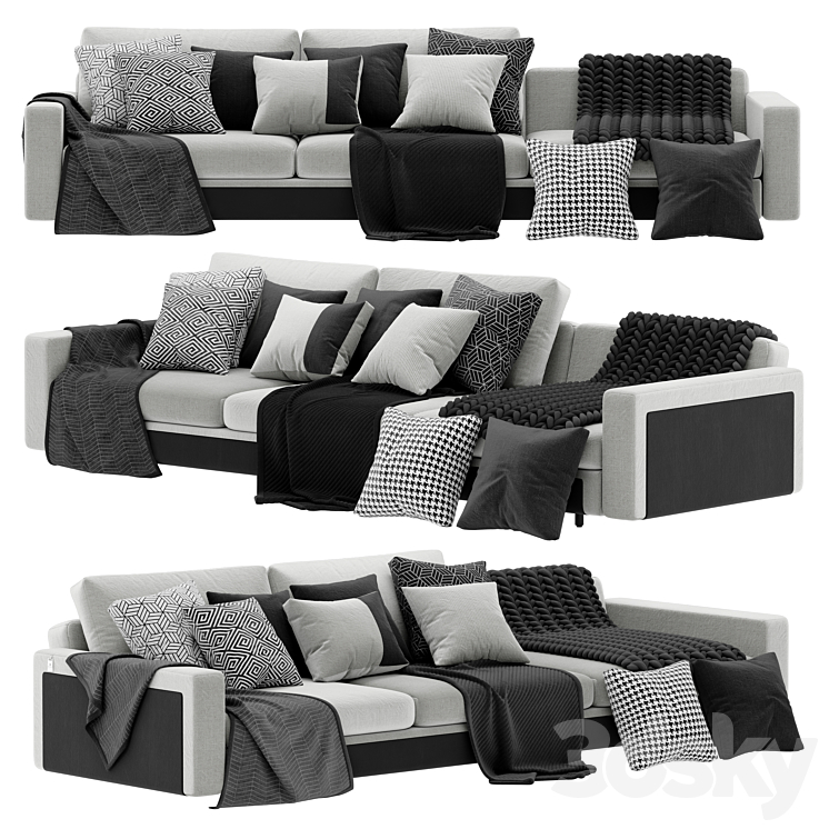Delavega Large Sofa A101 - Sofa - 3D model