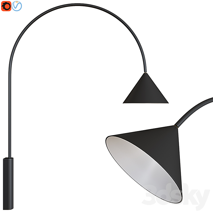 Miniforms OZZ - Wall light - 3D model