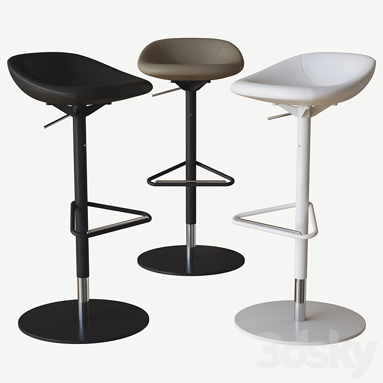 palm stool calligaris 02 - Chair - 3D model