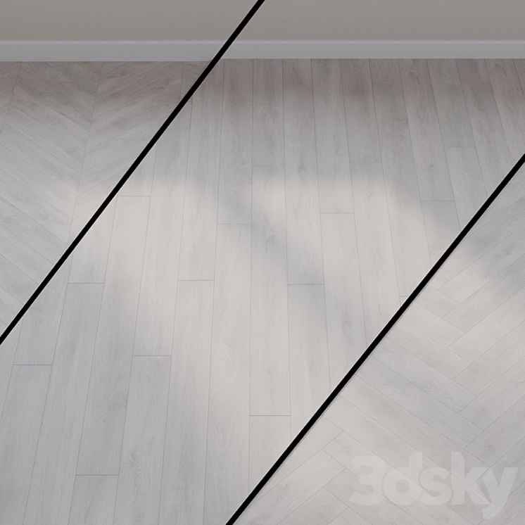 laminate Expert Choice 33 class, Aspen Oak F4 - Floor coverings - 3D model