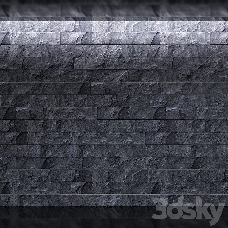 Slate - Stone - 3D model