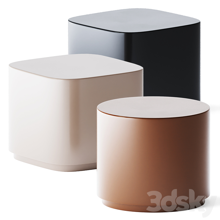 Bobo Coffee Tables by Meridiani - Table - 3D model